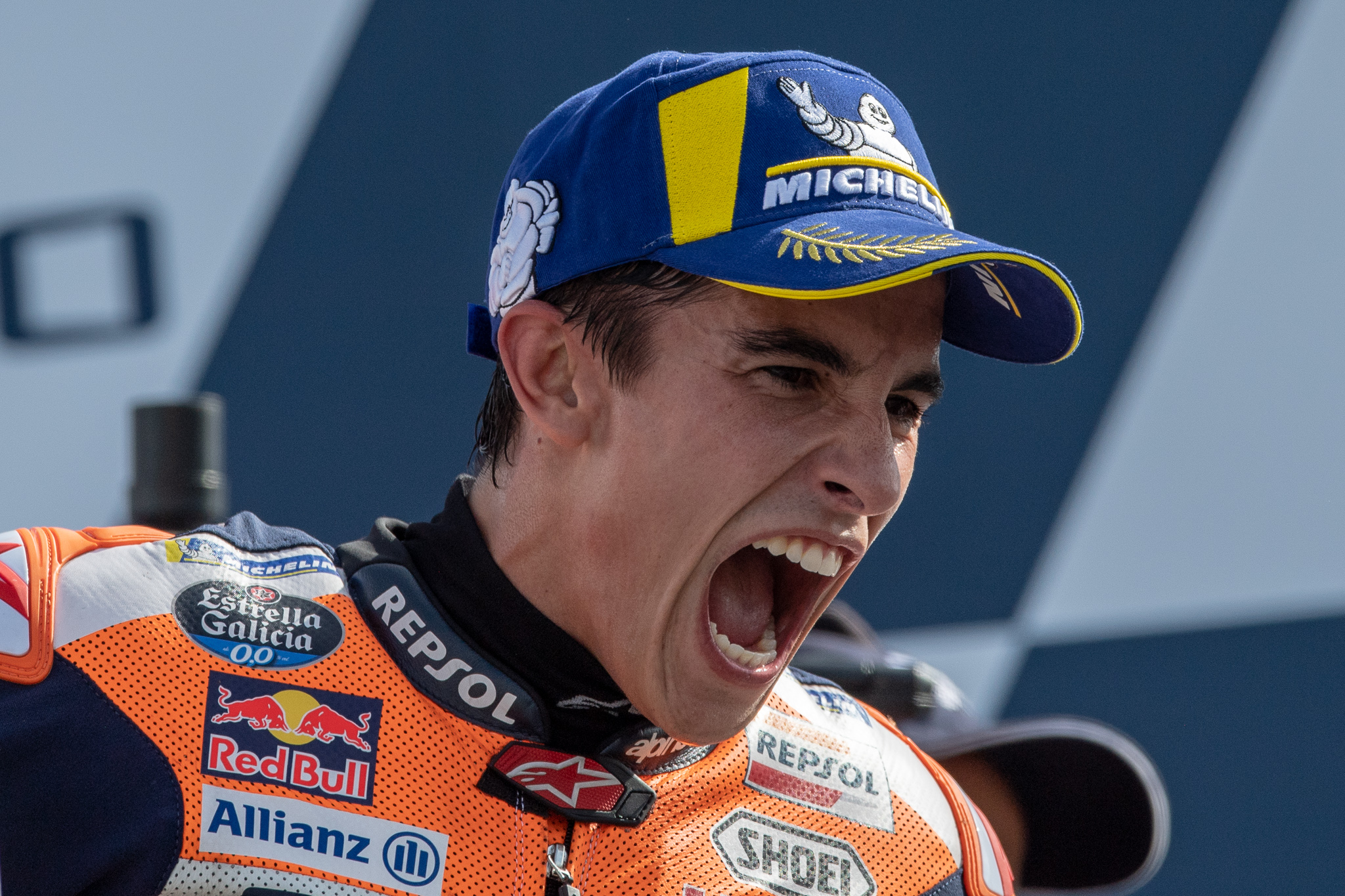 Marc Marquez, Spanish rider and MotoGP World Champion with numbe ...
